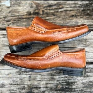 Fratelli Select | Shoes | Fratelli Select Brown Leather Slipon Square ...